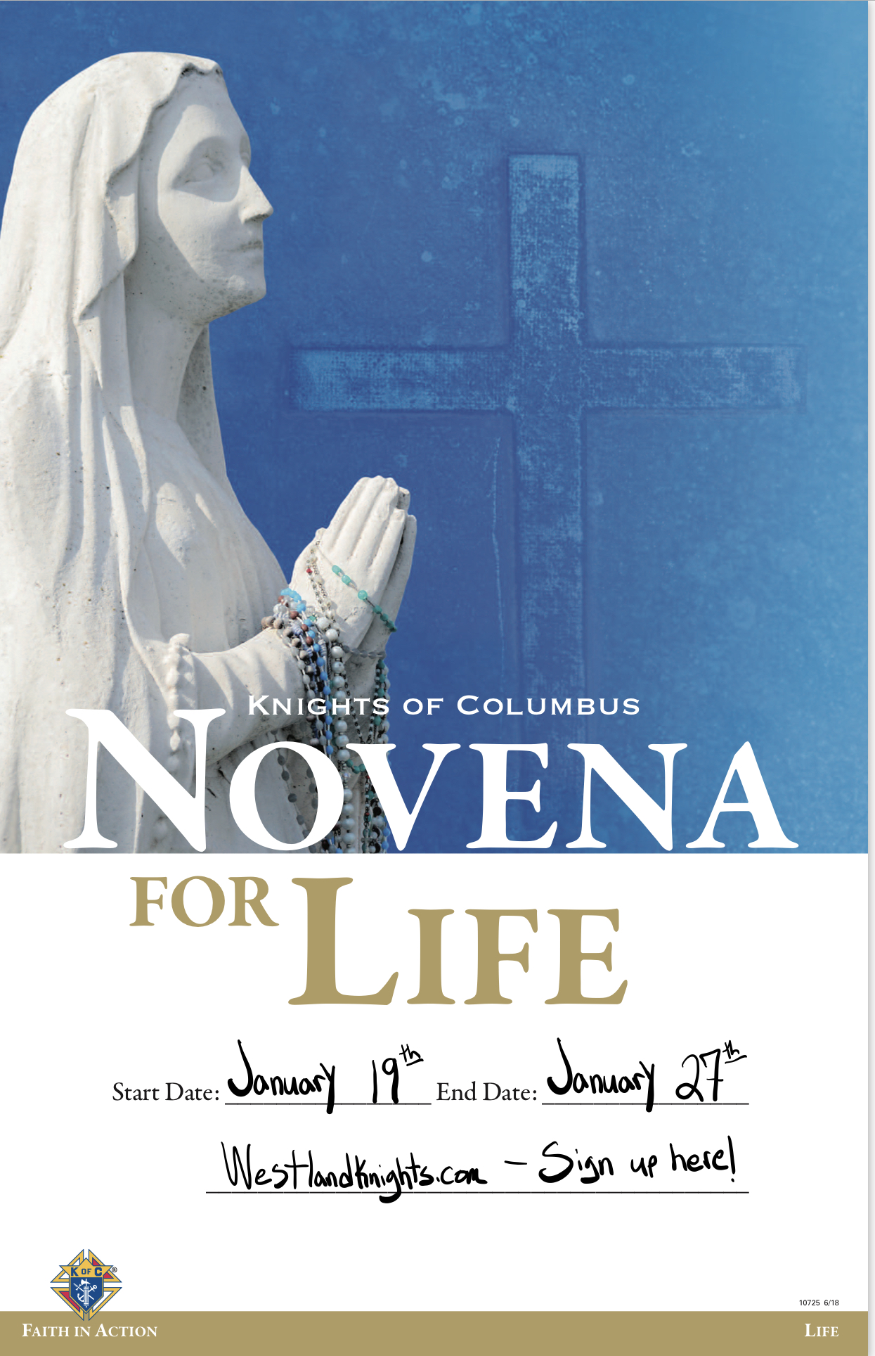 9 Days for Life Novena – Knights of Columbus